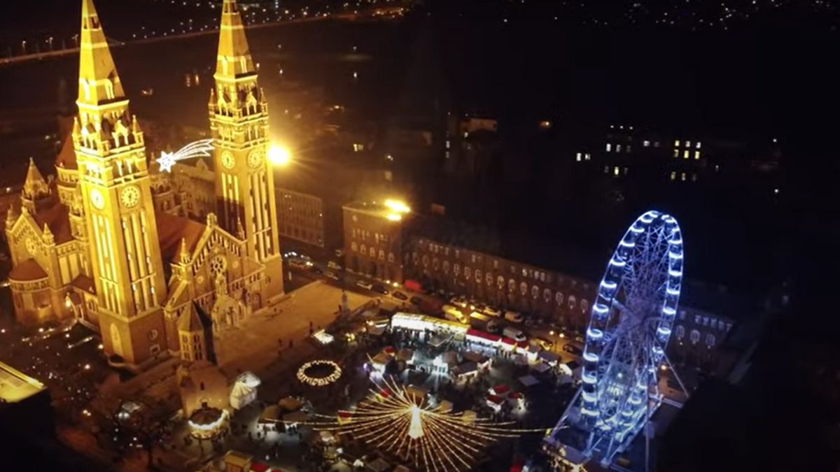 Madártávlatból a legcsodásabb a szegedi advent | Szeged Ma