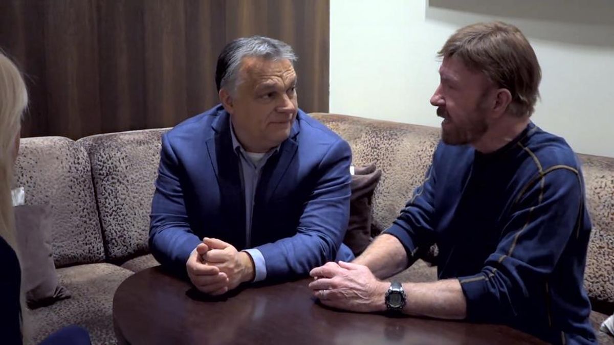 Így köszöntötte Chuck Norrist születésnapján Orbán Viktor +videó ...